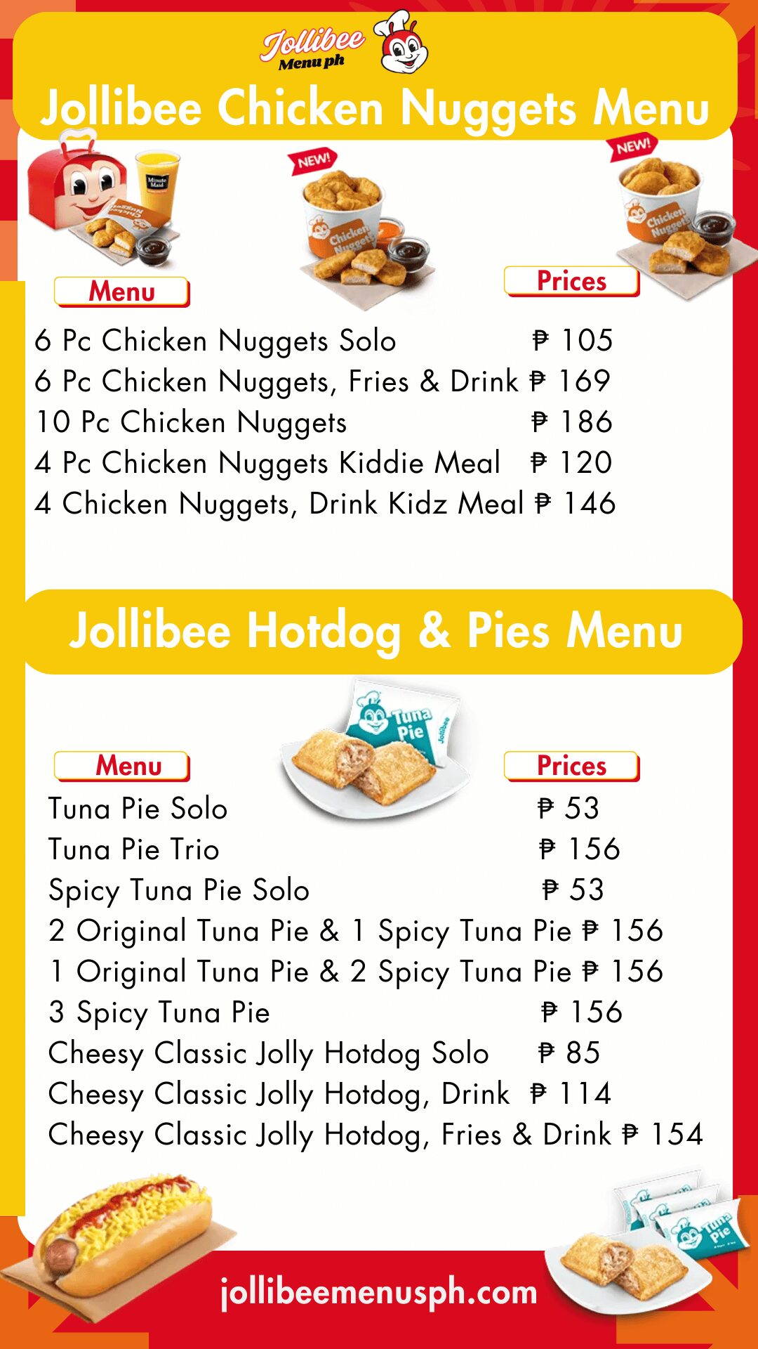 Jollibee Menu Prices in Philippines - Updated July 2025